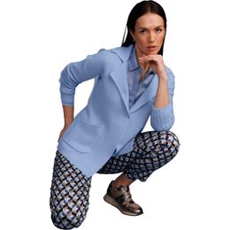 CREATION L PREMIUM Damen Kaschmir-Strickjacke bleu Gr&ouml;&szlig;e 40