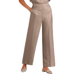 CREATION L PREMIUM Damen Webhose in weitem Schnitt sesam Gr&ouml;&szlig;e 42