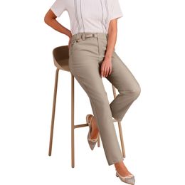 CREATION L PREMIUM Damen Chinohose mit Ripsband sesam Gr&ouml;&szlig;e 40