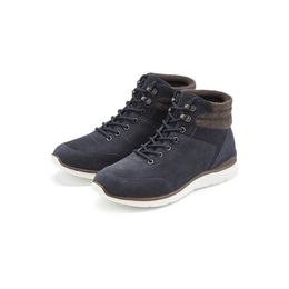 H.I.S. H.I.S Stiefelette 'Schn&uuml;rboots, Schn&uuml;rstiefelette, Sneaker, Freizeitschuh' blau Gr. 45