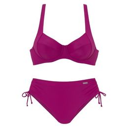 Lascana Set: B&uuml;gel-Bikini 'Annelie' pink Gr. 46 Cup F. Mit B&uuml;gel