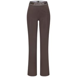 active by Lascana LASCANA ACTIVE Jazzpants schwarz Gr. S (36/38) f&uuml;r Damen. Mit Schriftzug. Figurbetont