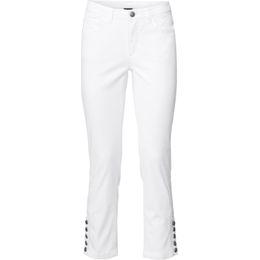Heine Damen 7/8-Hose vertiefte Leibh&ouml;he wei&szlig; Gr&ouml;&szlig;e 48