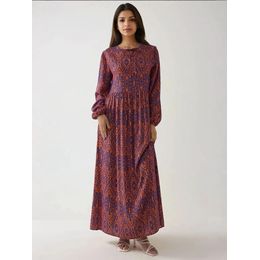Hiccup Kleid Damen Gr&ouml;&szlig;e 38 indigo / orange Sommerkleid