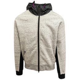 Converse Sweatjacke 'Converse Mixed Media Full-Zip Hoodie' Herren Gr&ouml;&szlig;e S anthrazit
