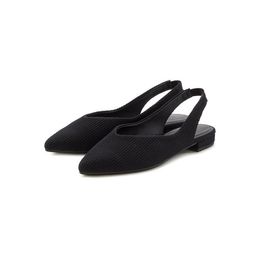 Lascana Ballerina 'Sling-Ballerina, Sandale,' schwarz Gr. 36 f&uuml;r Damen