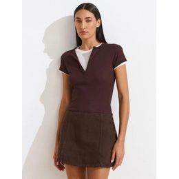 Dilvin T-Shirts Damen Gr&ouml;&szlig;e S burgunder