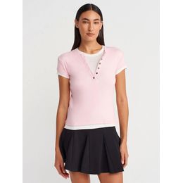 Dilvin T-Shirts Damen Gr&ouml;&szlig;e S pink