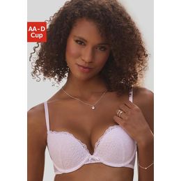 Vivance Push-up-BH wei&szlig; Gr. 85C. Mit Spitze, Schleife. Mit Herausnehmbaren Kissen und mit B&uuml;gel