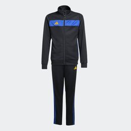 adidas Performance Tracksuit 'Tiro 25 Essentials' boy size 128 Blue / Yellow / Black