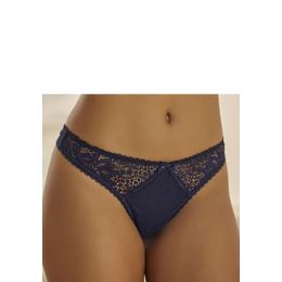 Vivance String mehrfarbig Gr. 32/34 f&uuml;r Damen. Mit Spitze, Schleife. K&ouml;rpernah