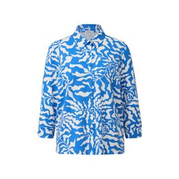 s.Oliver Bluse Damen Gr&ouml;&szlig;e 4XL azur / wei&szlig;