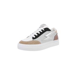 Ital-Design Sneaker Damen Gr&ouml;&szlig;e 41 gold / wei&szlig; Sommerschuhe