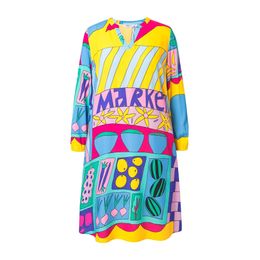 Angel of Style Kleid Damen Gr&ouml;&szlig;e 56 hellblau / gelb / lila Sommerkleid