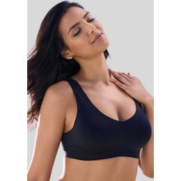 NUANCE BY LASCANA Bralette-BH ', BH ohne B&uuml;gel, Push-up-BH, Bralette' schwarz Gr. XS (32/34). Leichter Push Up Effekt Mit Pads und ohne B&uuml;gel