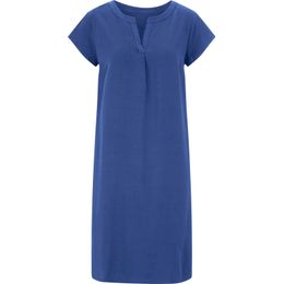 CR&Eacute;ATION L Damen Tunikakleid in gerader Schnittform royalblau Gr&ouml;&szlig;e 19