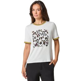 CREATION L PREMIUM Damen Modal-Shirt ecru-beige-bedruckt Gr&ouml;&szlig;e 36/38