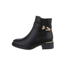 Ital-Design Stiefelette in Schwarz | Gr.: 39