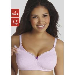 PETITE FLEUR BY LASCANA Still-BH violett Gr. 105E. Ohne B&uuml;gel. Nachhaltig.