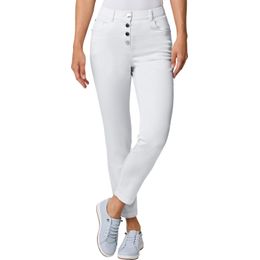 CREATION L PREMIUM Damen Hose mit Lyocell wei&szlig; Gr&ouml;&szlig;e 19