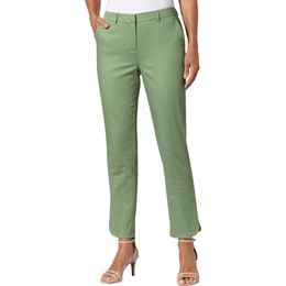 CR&Eacute;ATION L Damen Hose mit Glitzersteinchen am Saum eucalyptus Gr&ouml;&szlig;e 20