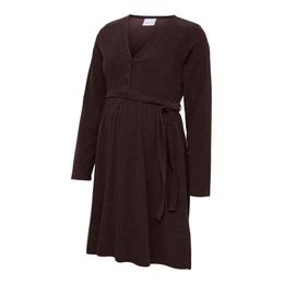 MAMALICIOUS mama licious Kleid in Chocolate Plum | Gr.: XS