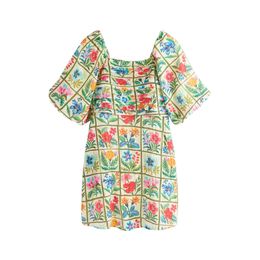 next Dress female size 50 Blue / Yellow / Green / Red