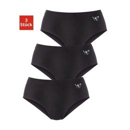 PETITE FLEUR BY LASCANA Formslip schwarz Gr. 32/34 f&uuml;r Damen. Mit Druck. Eng. Nachhaltig.