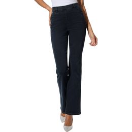 CR&Eacute;ATION L Damen Stretch-Jeans im Bootcut-Style darkblue-stone-washed Gr&ouml;&szlig;e 25