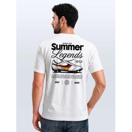 Neverless Shirt 'Soccer Summer Legends' Herren Gr&ouml;&szlig;e XXL wei&szlig;