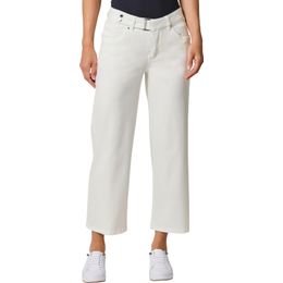 CREATION L PREMIUM Damen Stretch-Jeans mit Stickerei ecru Gr&ouml;&szlig;e 38
