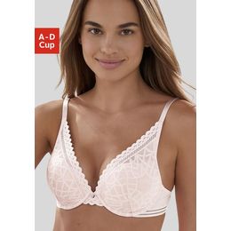 s.Oliver Push-up-BH 'Milene' pink Gr. 75A. Vergr&ouml;&szlig;ert Optisch Die B&uuml;ste und mit B&uuml;gel