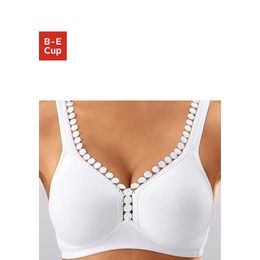 PETITE FLEUR BY LASCANA Soft-BH wei&szlig; Gr. 75D. Ohne B&uuml;gel. Nachhaltig.