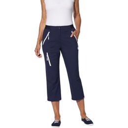 CR&Eacute;ATION L Damen Funktionshose in 3/4-L&auml;nge marine Gr&ouml;&szlig;e 38
