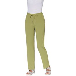 CR&Eacute;ATION L Damen Schlupfhose mit Zierband schilf + schilf-wei&szlig;-bedruckt Gr&ouml;&szlig;e 20