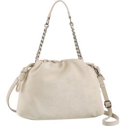 Heine Damen Handtasche in Beutelform sand Gr&ouml;&szlig;e 0