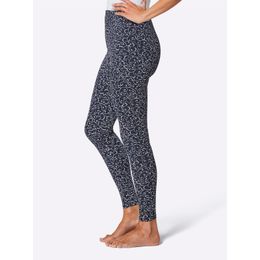 CR&Eacute;ATION L Damen Leggings mit Dehnbund marine Gr&ouml;&szlig;e 36/38