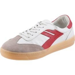 Andrea Conti Damen Sneaker wei&szlig;-rot Gr&ouml;&szlig;e 38