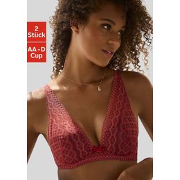 PETITE FLEUR BY LASCANA Push-up-BH beige Gr. 90AA. Mit Herausnehmbaren Kissen und mit B&uuml;gel