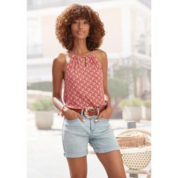 Vivance Strandtop mehrfarbig Gr. 36/38 f&uuml;r Damen. Mit Rundhals. Figurumspielend. Nachhaltig.