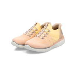 Rieker Damen Slipper mit trittd&auml;mpfender Sohle, hellros&eacute;, Gr&ouml;&szlig;e 41