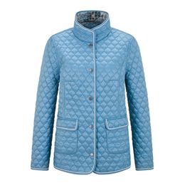 GOLDNER Jacke Damen Gr&ouml;&szlig;e L nachtblau / blue denim / pastellblau / cappuccino Sommerjacke