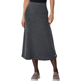 CREATION L PREMIUM Damen Strickrock mit Wolle und Kaschmir anthrazit Gr&ouml;&szlig;e 19