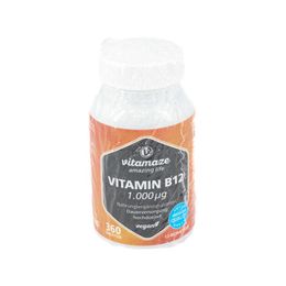 Vitamaze GmbH 2x Vitamin B12 1000 &mu;g hochdosiert vegan Tabletten 360 St