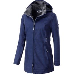 CR&Eacute;ATION L Damen Softshelljacke gef&uuml;ttert, wasserabweisend marine-meliert Gr&ouml;&szlig;e 38