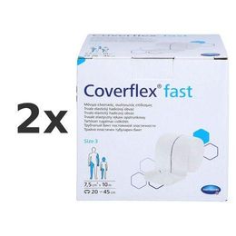 Paul Hartmann AG 2x Coverflex fast Schlauchverb.Gr.3 7,5 cmx10 m wei&szlig; 1 St