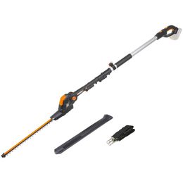 WORX Akku-Heckenschere &raquo;20V WG252E.9, Teleskopstiel 3,6m, 45cm&laquo; () Mit l&auml;ngenverstellbaren Teleskopstiel f&uuml;r hohe Reichweite bis 3.6m schwarz Hochentaster 