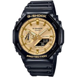 Casio G-Shock Herren Casio G-SHOCK Chronograph Quarzuhr,Armbanduhr,Herrenuhr,digital, bis 20 bar wasserd.Resinarmband schwarz Einheitsgr&ouml;&szlig;e