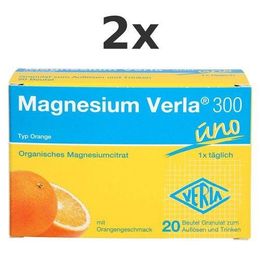 Verla-Pharm Arzneimittel GmbH & Co. KG 2x Magnesium Verla 300 Orange Granulat 20 St