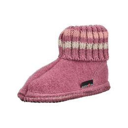 Haflinger Hausschuh 'PAUL' Jungen Gr&ouml;&szlig;e 31 beige / ros&eacute;